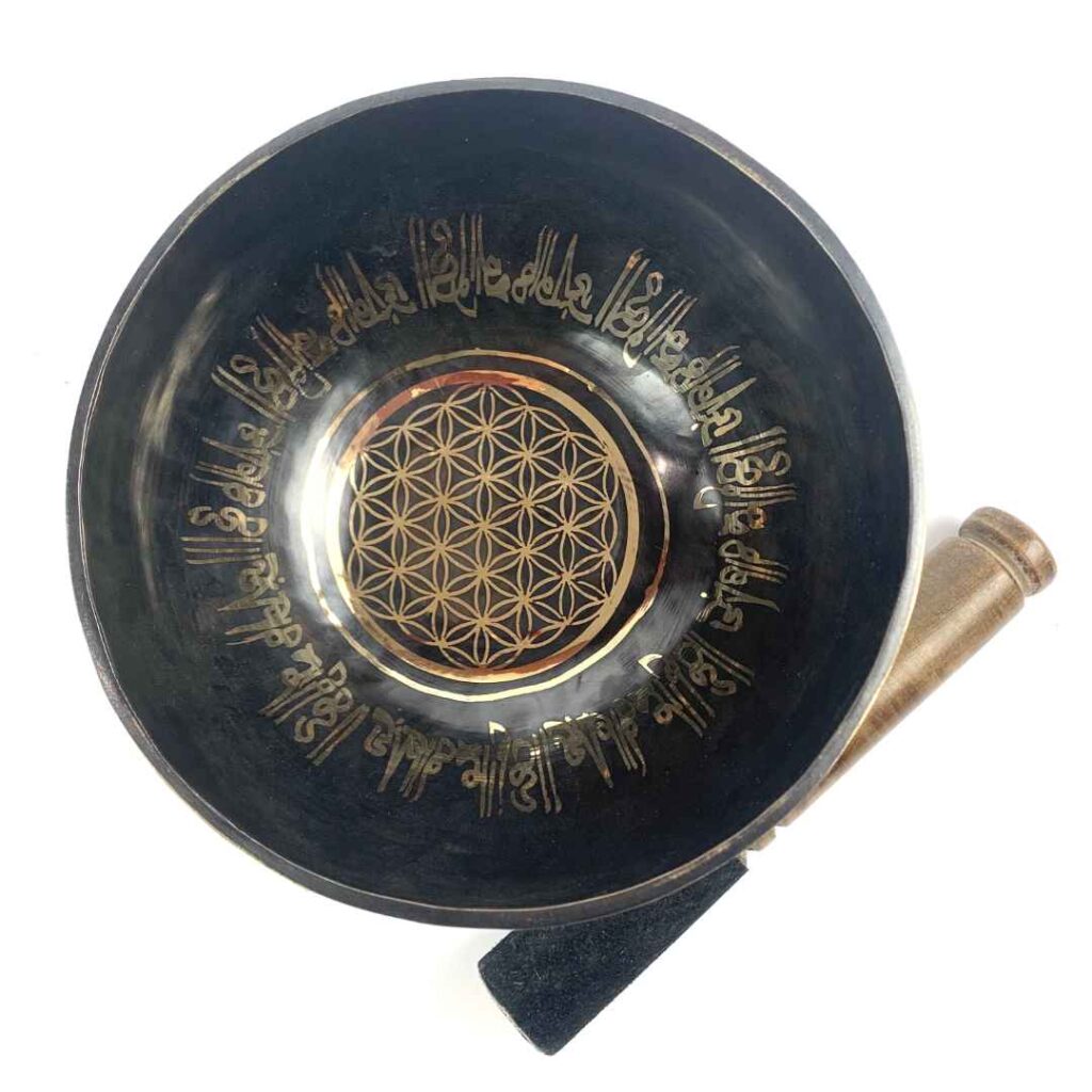 15cm Decorated Himalayan Singing Bowl - Onu