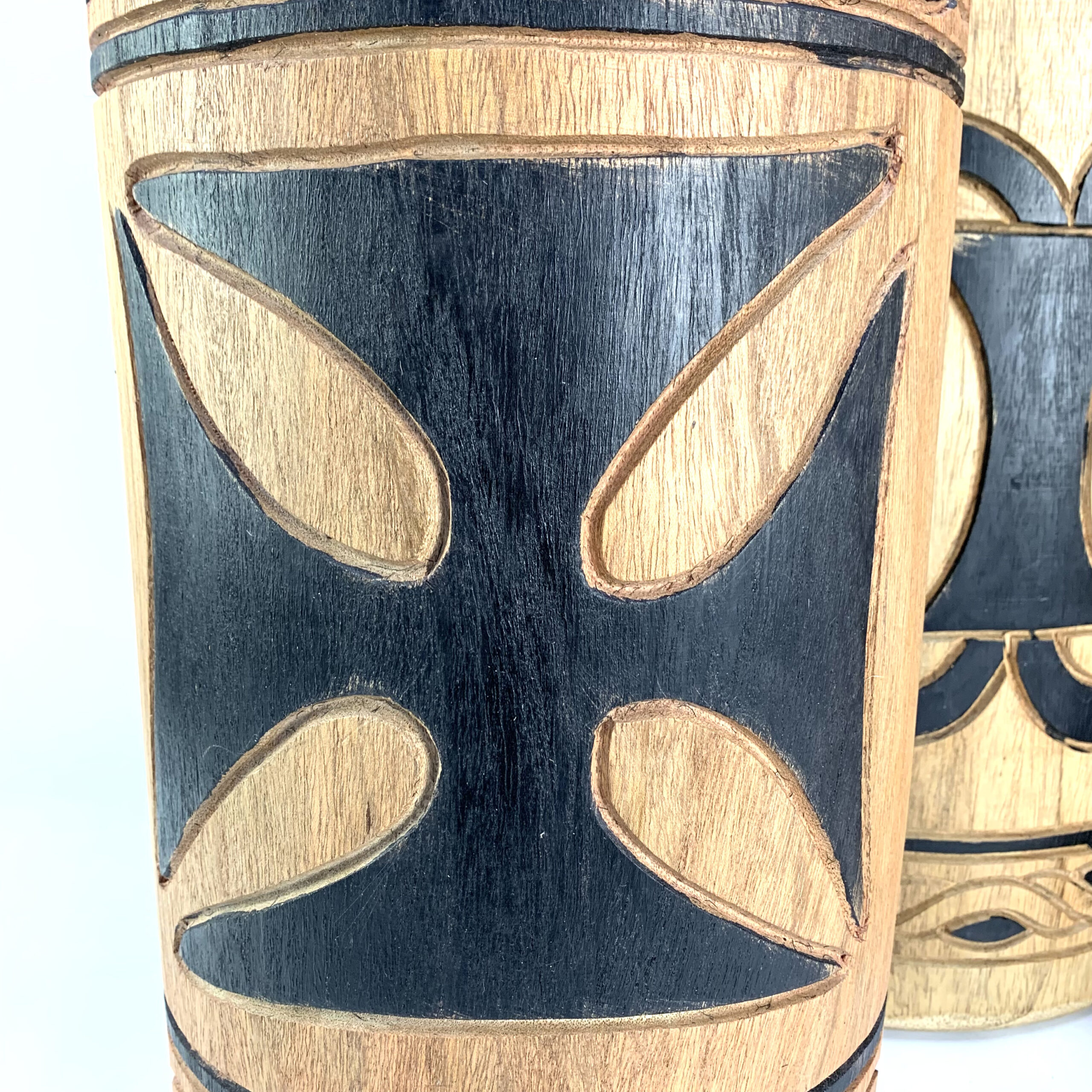 Ghana dun shells set - Twenaboa timber - African Drumming